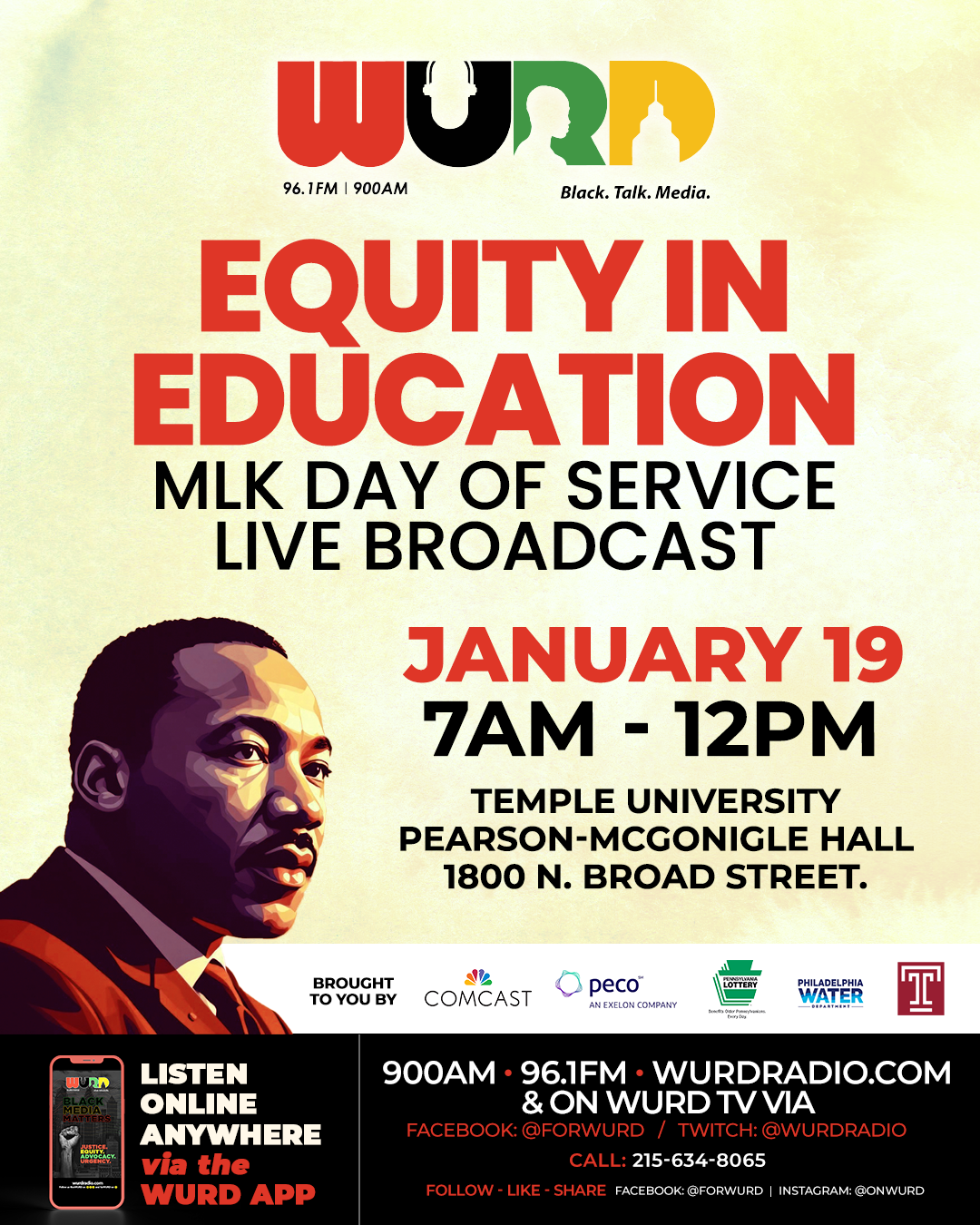 MLK Day of Service: Equity in Education - WURD Radio